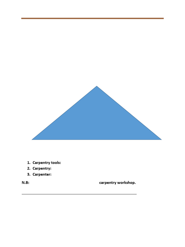 Carpentry and Masonry Tools Guide | PDF | Fertilizer | Computer Data ...