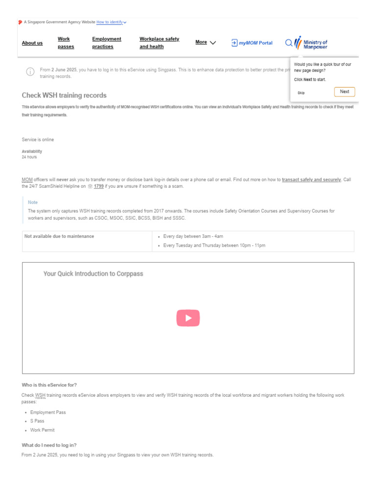Check WSH Training Records222 | PDF