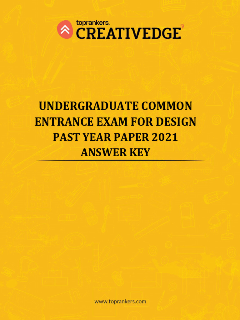 NID Design Entrance Exam 2021 Answer Key | PDF