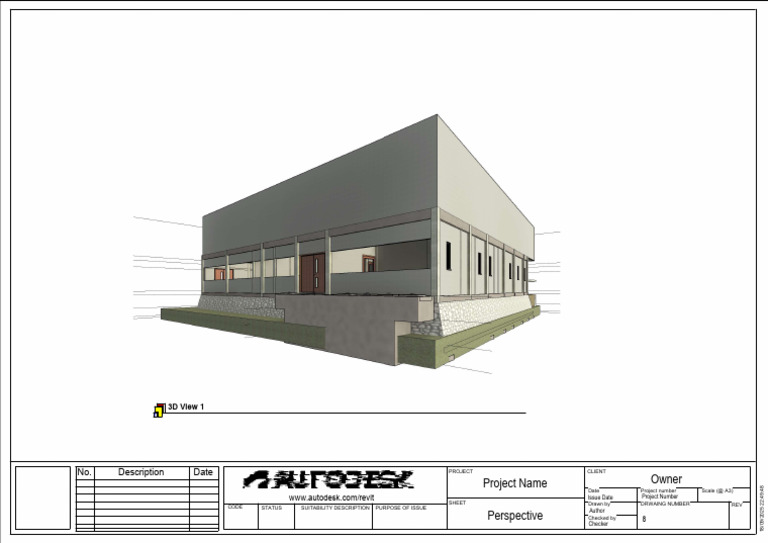 3D View Drawing for Project A3 | PDF