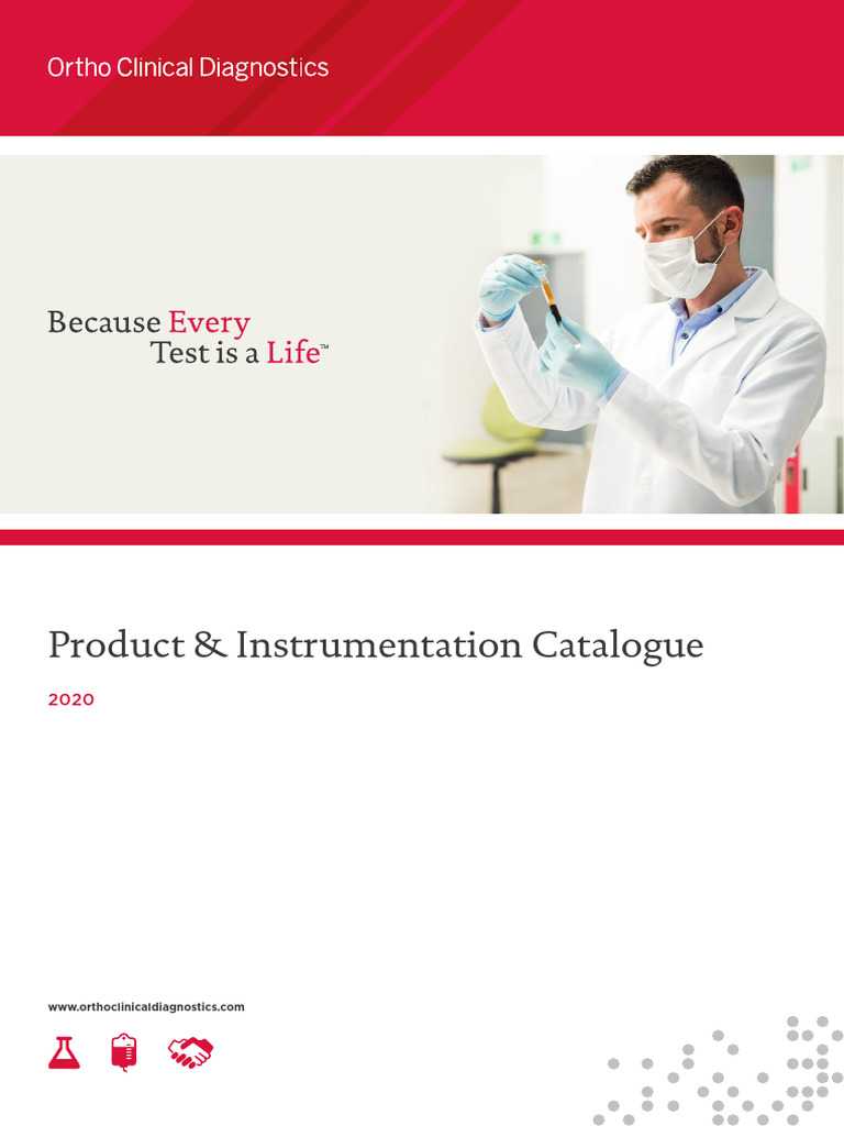 ORTHO Product Catalog Reagents and Instrumentation CL TM PR-03672 2020 ...