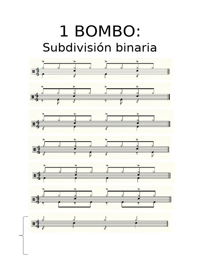 1 BOMBO Subdivision Binaria | PDF