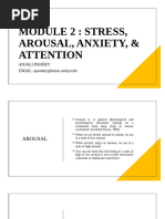 Arousal and Performance in Sports | PDF | Anxiety | Psychological Concepts