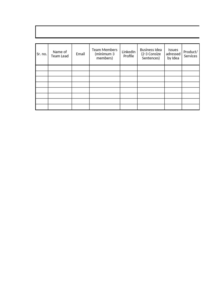 NVC 2026 Business Idea Submission Form | PDF