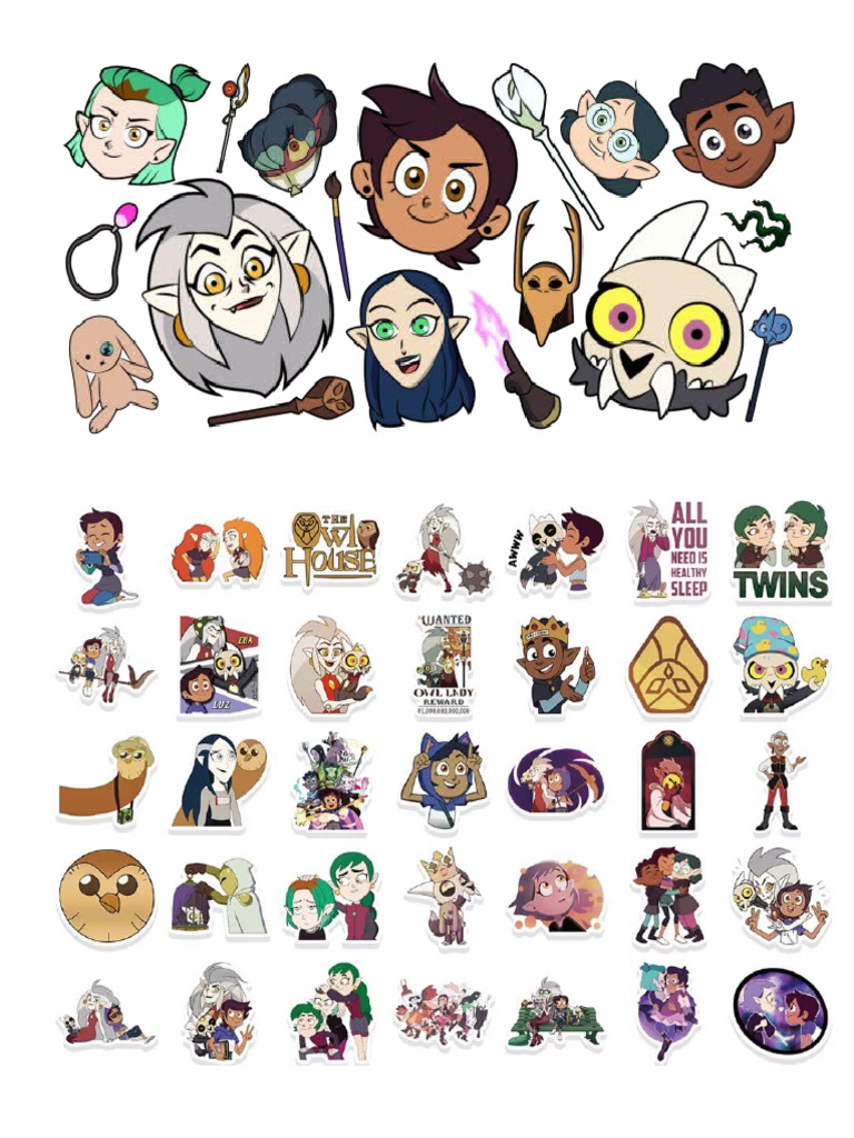 Stickers La Casa Buho | PDF