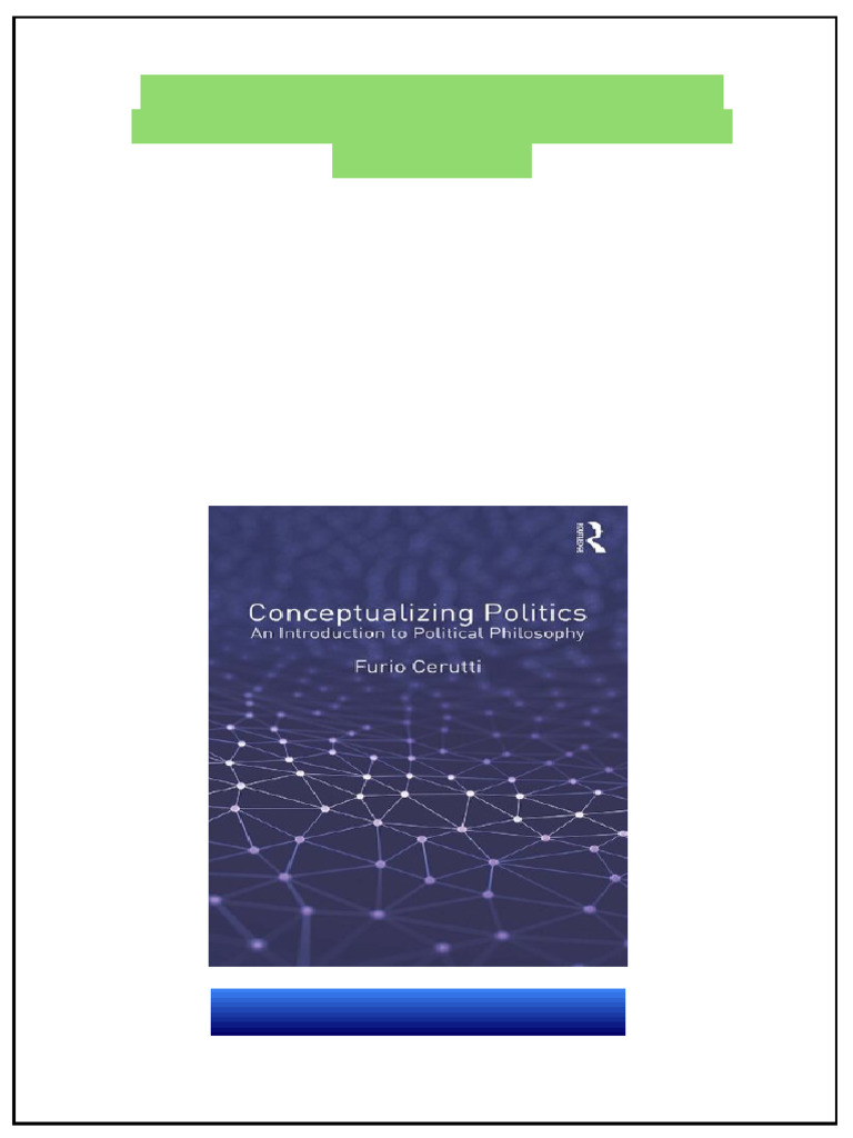 Conceptualizing Politics An Introduction to Political Philosophy 1st ...