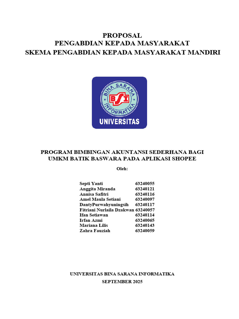 Proposal Pkm Kelompok 2 | PDF