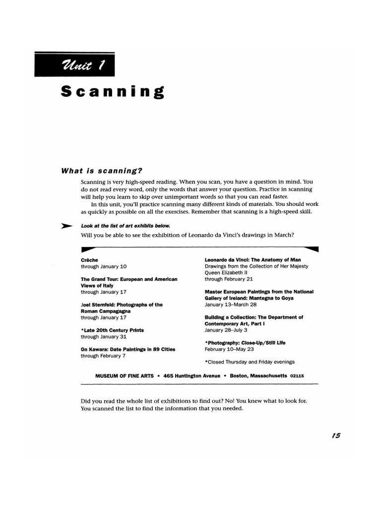 More Reading Power (Skimming+ Scanning) | PDF