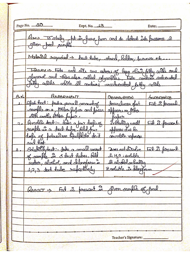 12A Chemistry Practical 17 | PDF
