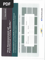 AFLS - Basic Living Skills Protocol | PDF