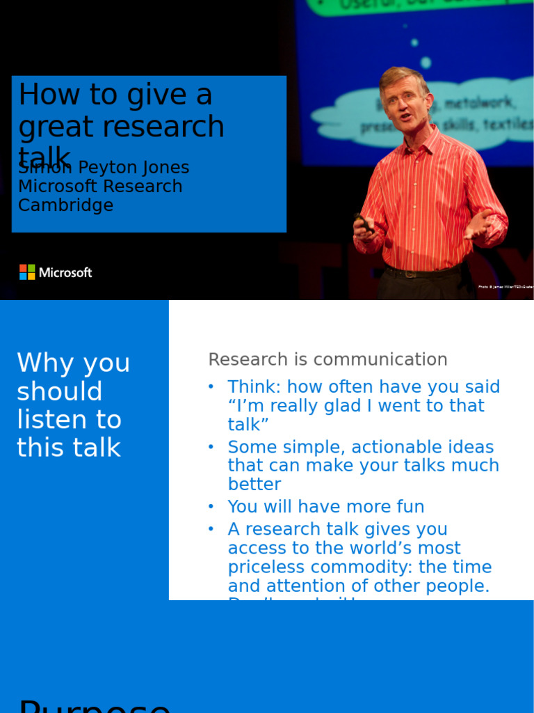 Mastering Effective Research Talks | PDF