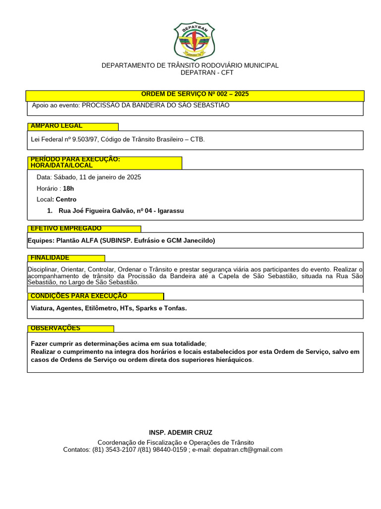 O - S - 002 2025 CFT | PDF