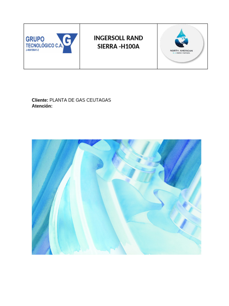 Informe Compresor SIERRA-H100A | PDF