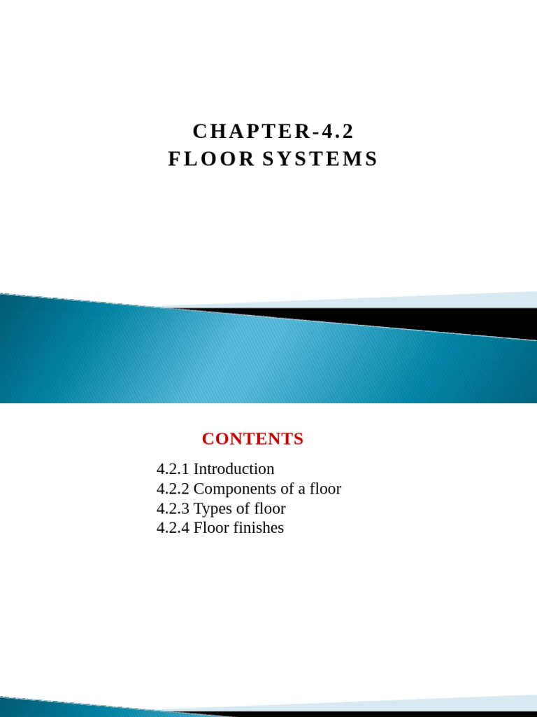 Comprehensive Guide to Floor Systems | PDF | Concrete | Flooring