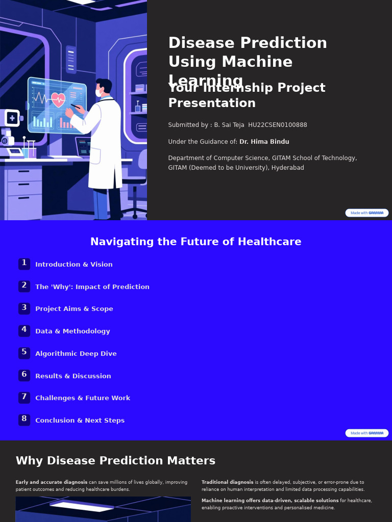 Disease Prediction Using Machine Learning | PDF | Machine Learning ...