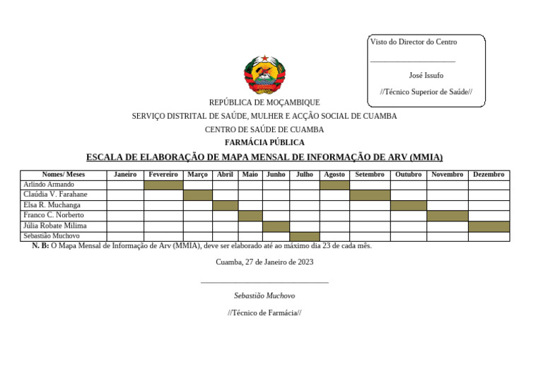 Escala de Elaboração do MMIA 2023 | PDF