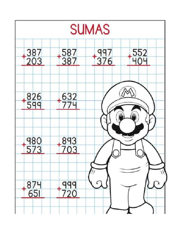 Sumas Con Centenas | PDF
