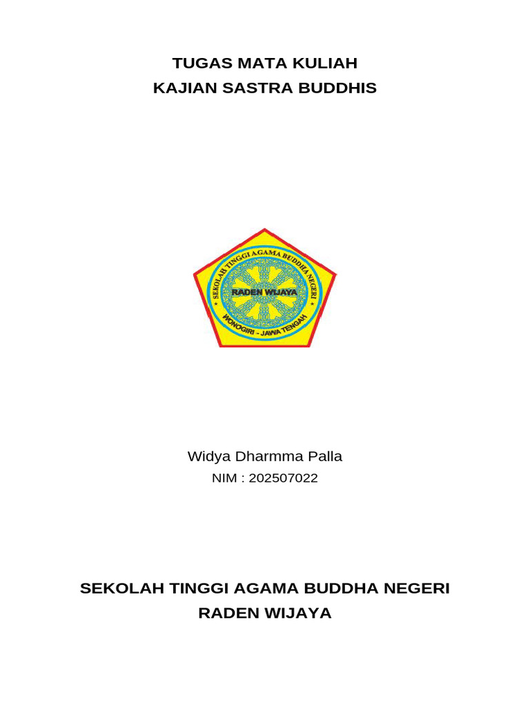 Cover Tugas | PDF