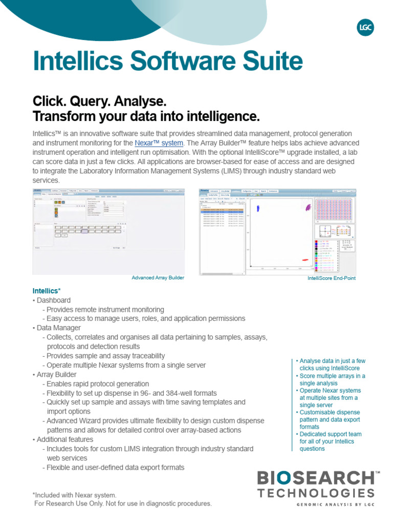 Intellics Software Suite Overview | PDF | Computing | Information ...