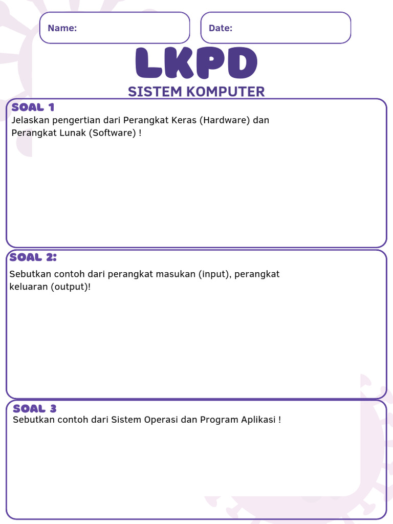 Pengertian Hardware dan Software dalam Sistem Komputer | PDF