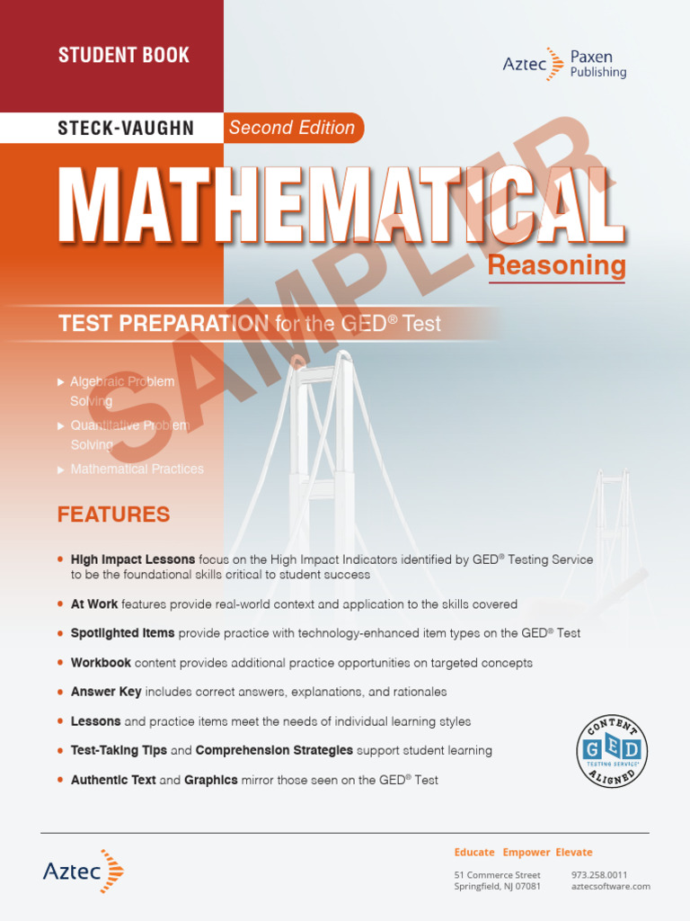 GED Test Prep: Mathematical Reasoning Guide | PDF | British Thermal ...