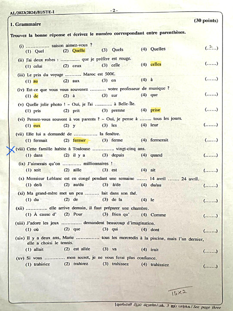 AL French Paper | PDF