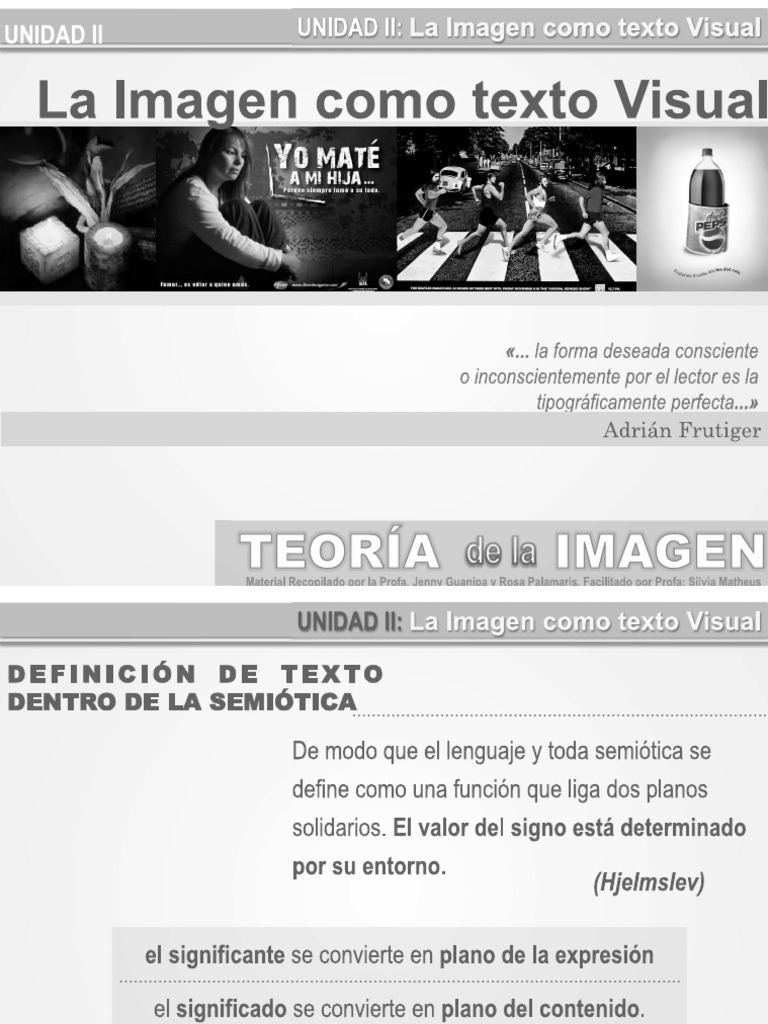 La Imagen Como Texto Visual | PDF