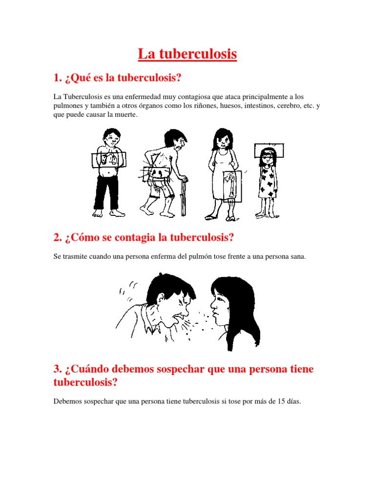 La Tuberculosis | Descargar gratis PDF | Tuberculosis | Salud pública