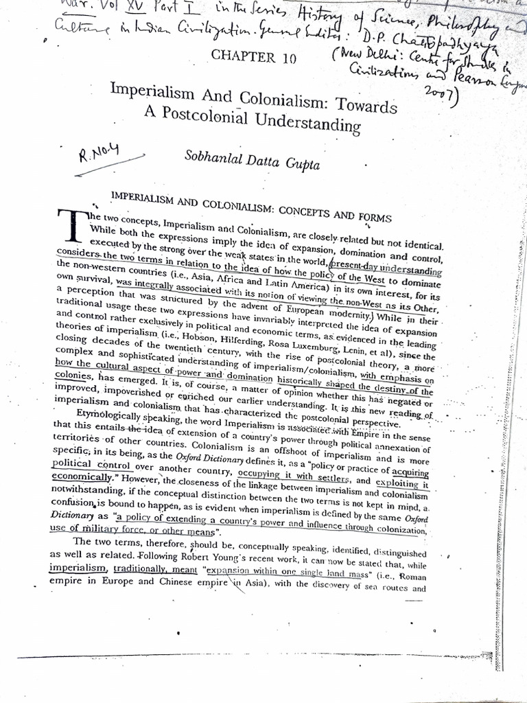 Imperialism and Colonialism | PDF