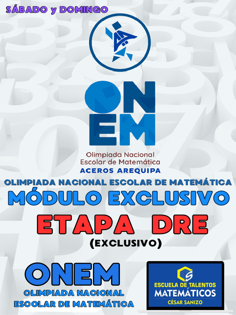 Preparación Exclusiva ONEM 2024 | PDF