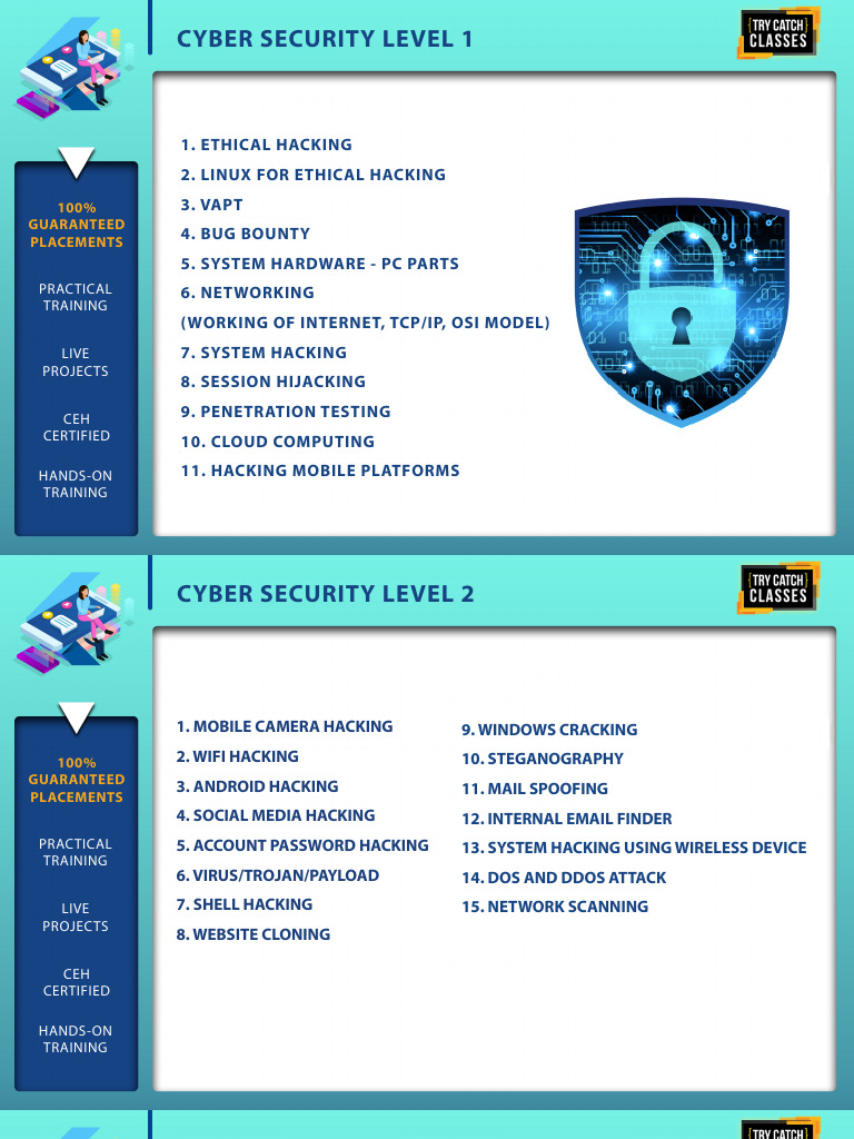 Cyber Security Training (TryCatch Classes) | PDF