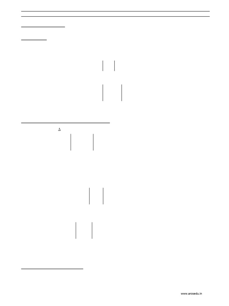 Determinants: Class 12 Formula Guide | PDF | Determinant | Linear Algebra