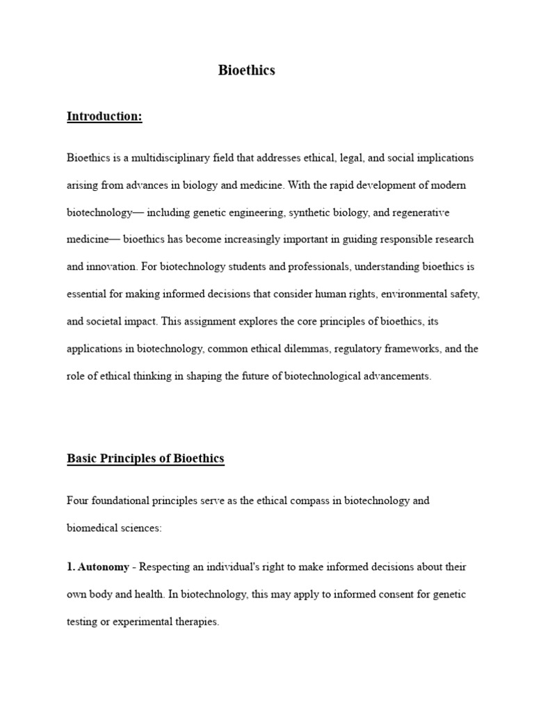 Research | PDF | Biotechnology | Bioethics