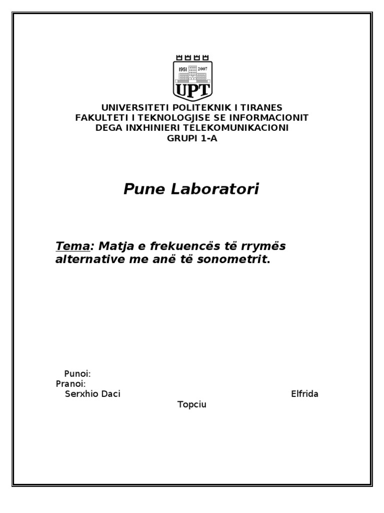 Puna 1 Lab Fiz | PDF