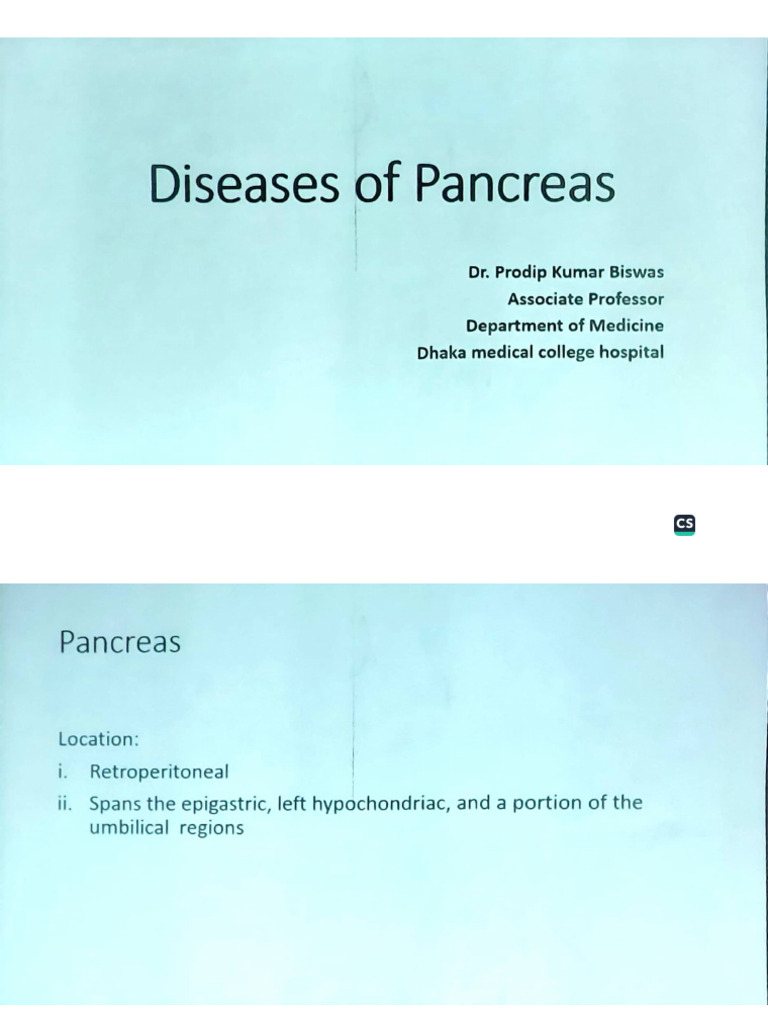 Acute Pancreatitis @medicine | PDF