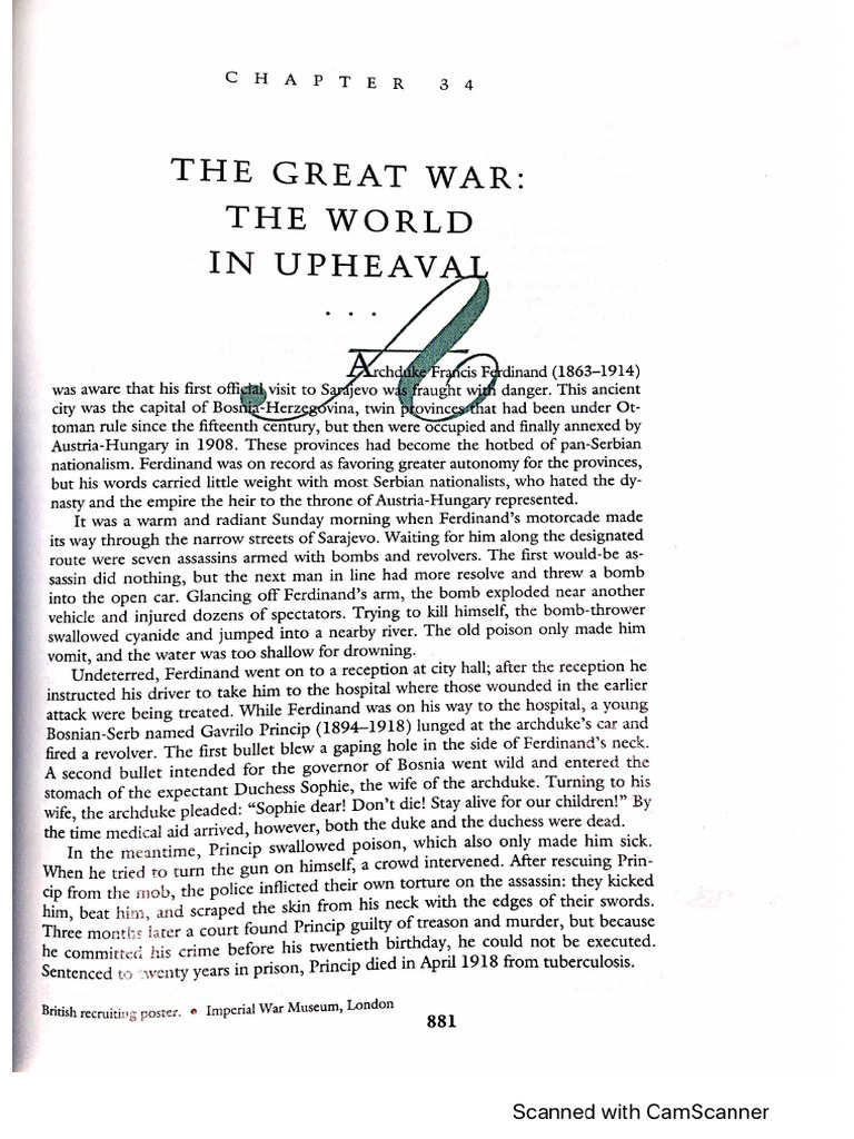 World War 1 | PDF