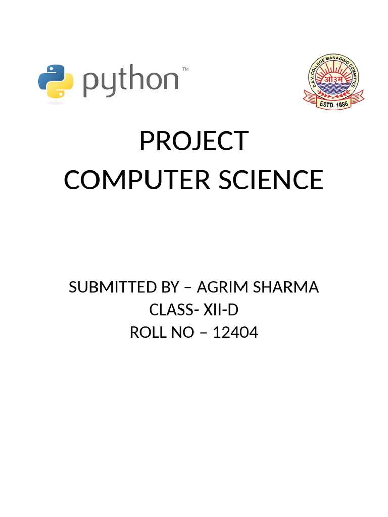 Project Title | PDF