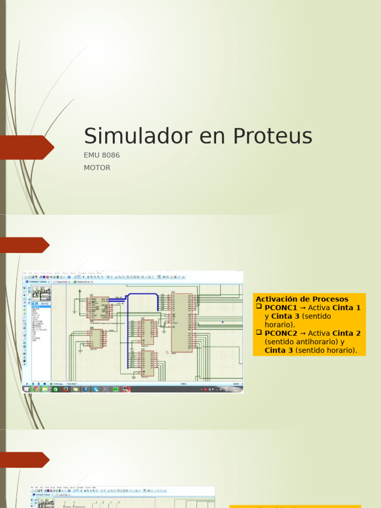 Simulador en Proteus | PDF