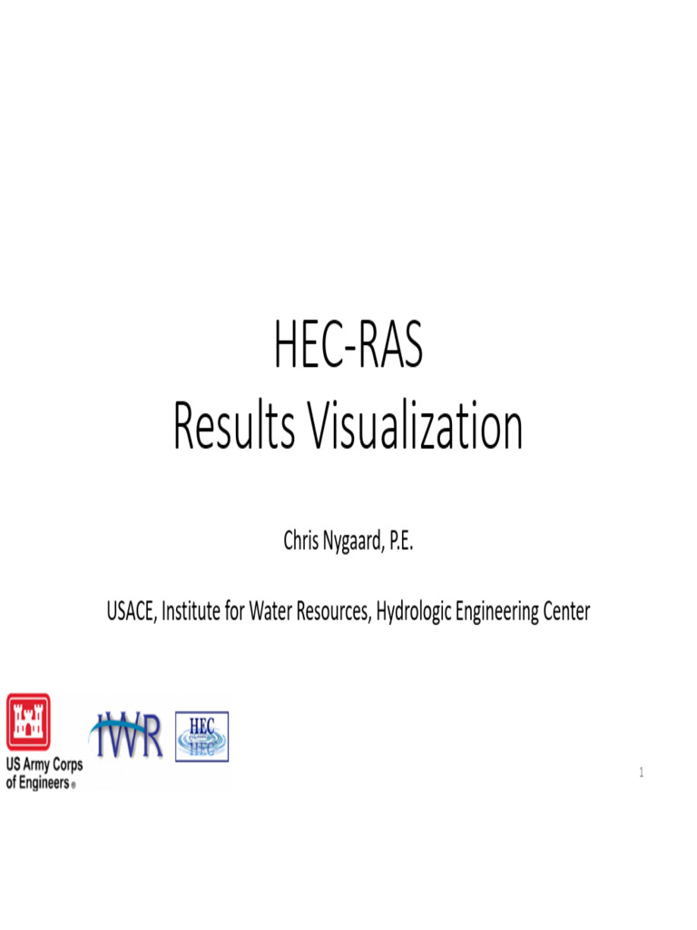 HEC-RAS Results Visualization Guide | PDF | Visualization (Graphics ...