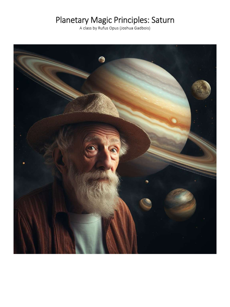 Saturn: Principles of Planetary Magic | PDF