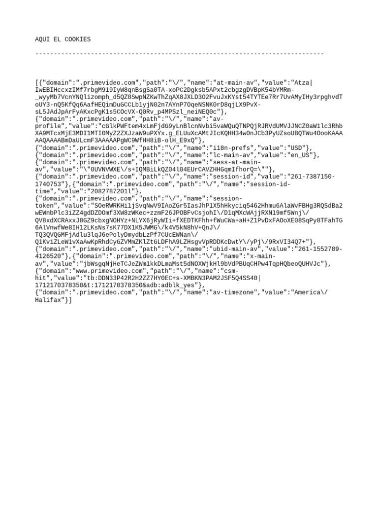 Cookies Prime Video - 3 | PDF