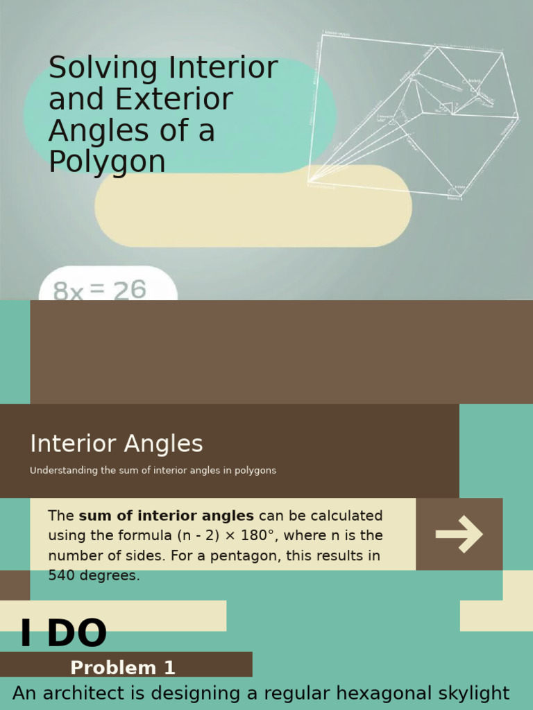 Presentation - Interior and Exterior Angles | PDF