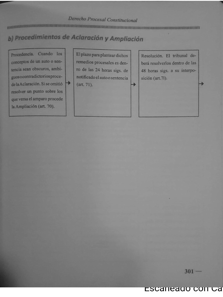 Esquema de La Aclaración y Amplicación | PDF