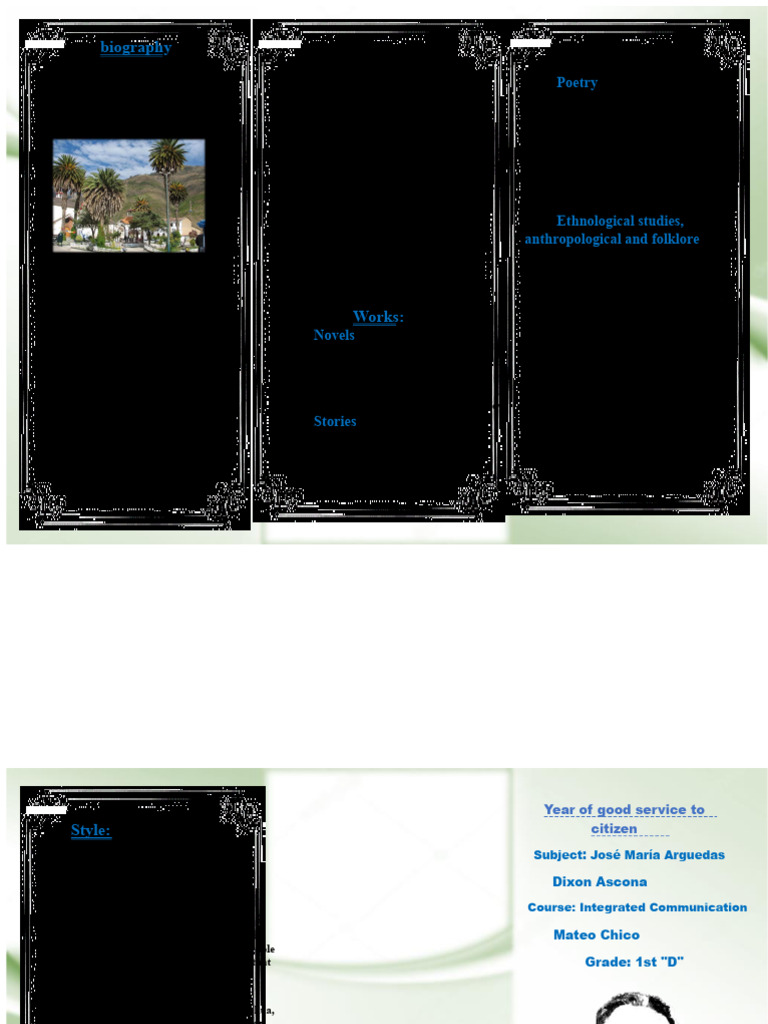 José María Arguedas (Triptych) | PDF