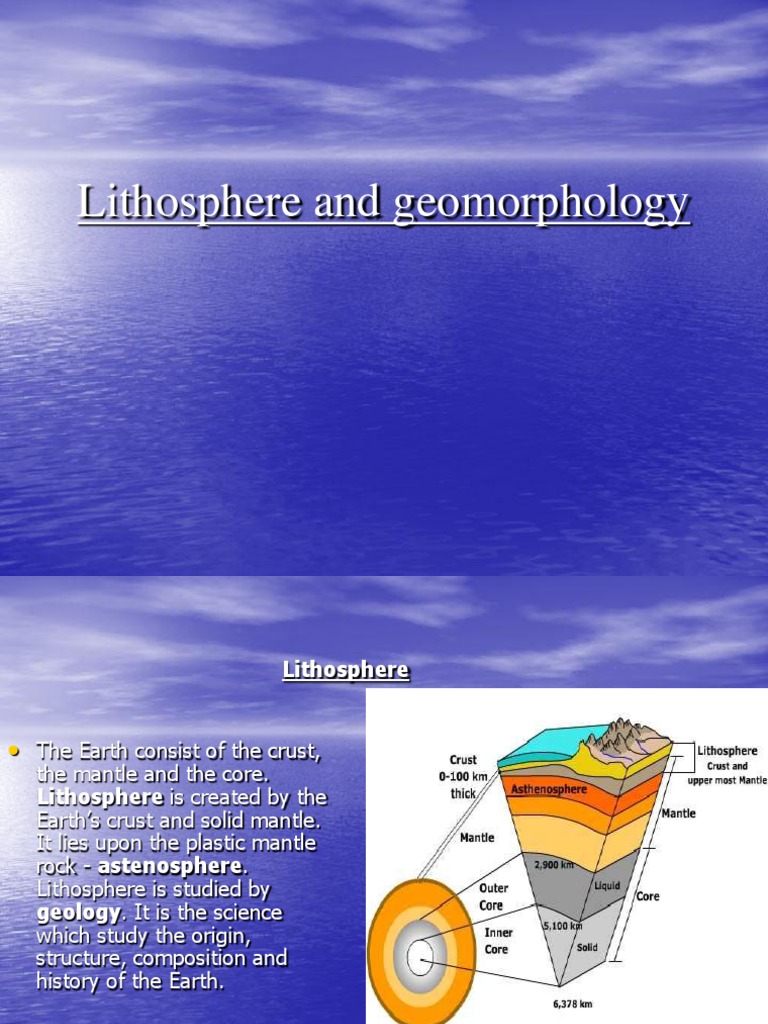 Lithosphere and Geomorphology | PDF | Glacier | Weathering