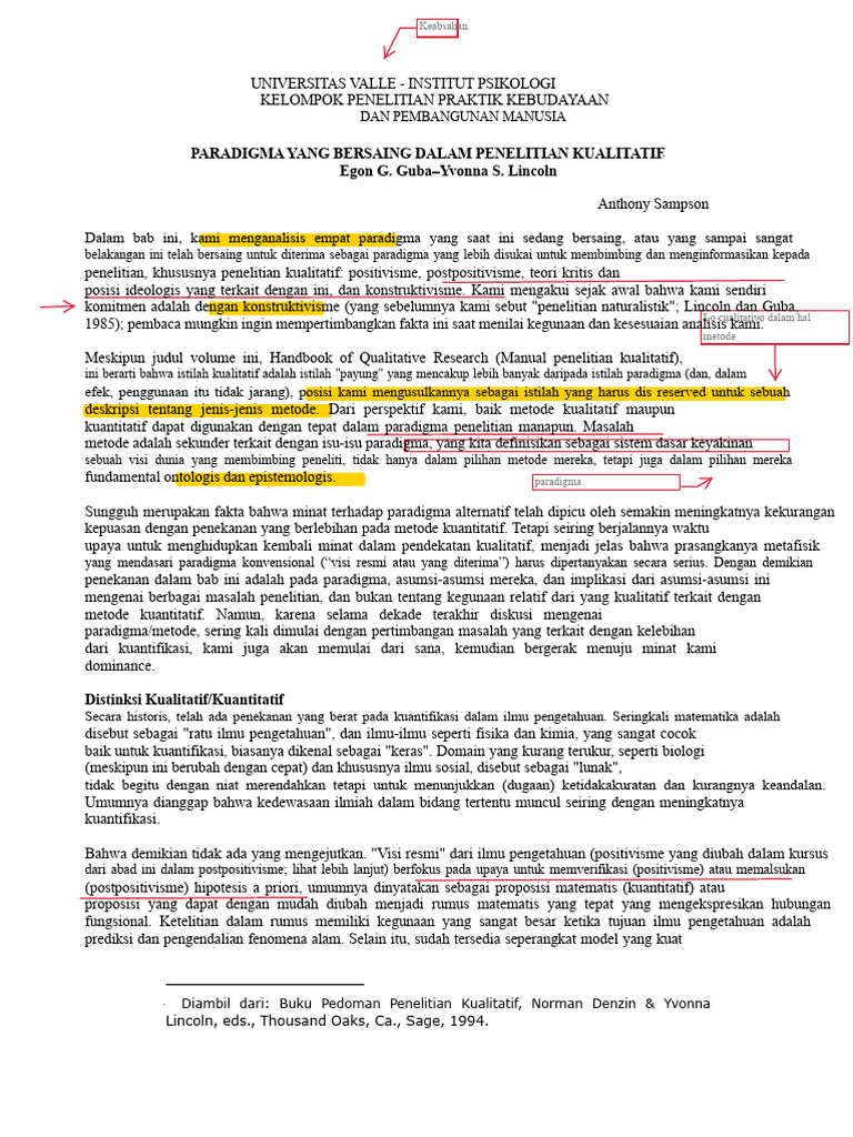 PARADIGMA Guba & Lincoln | PDF