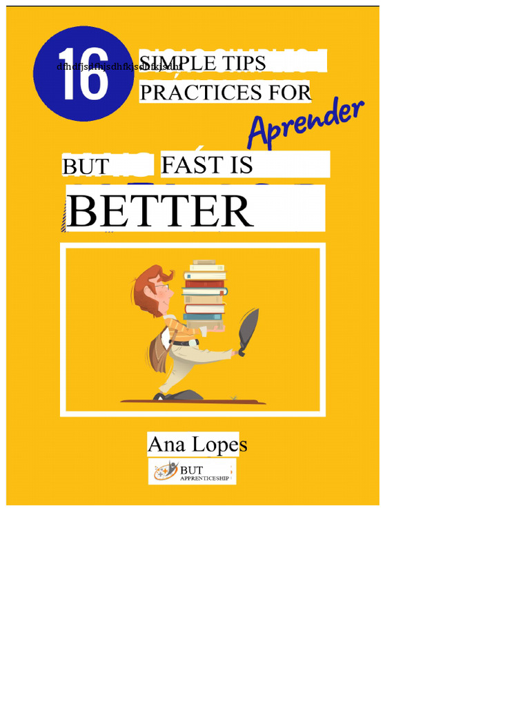 16 Simple Tips To Learn Faster and Better v1.1 PDF | PDF | Motivation ...