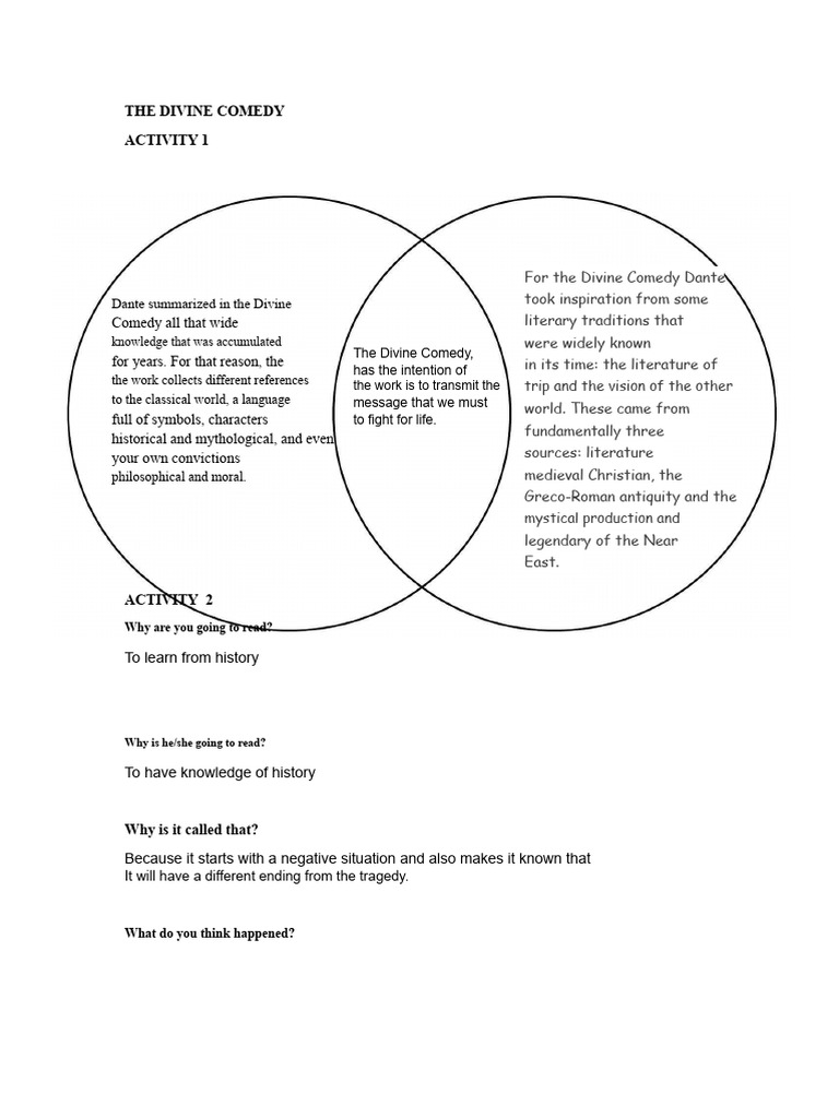 The Divine Comedy | PDF | Divine Comedy | Dante Alighieri