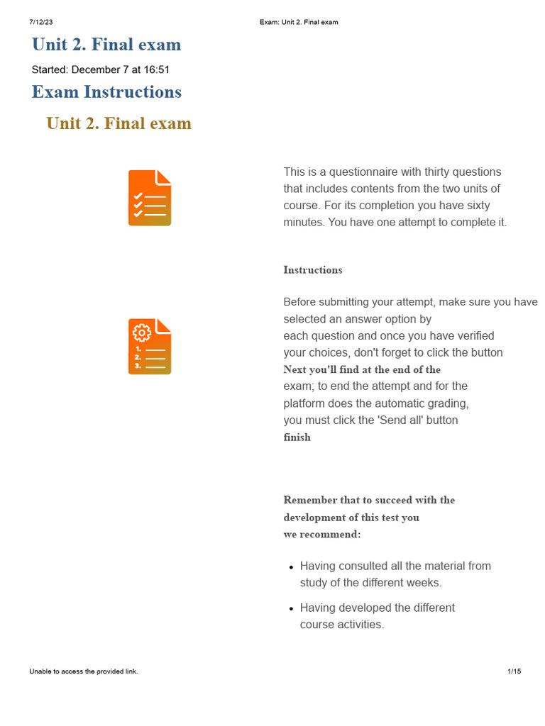 Unit 2 Final Exam Instructions and Questions | PDF | Leadership | Power ...