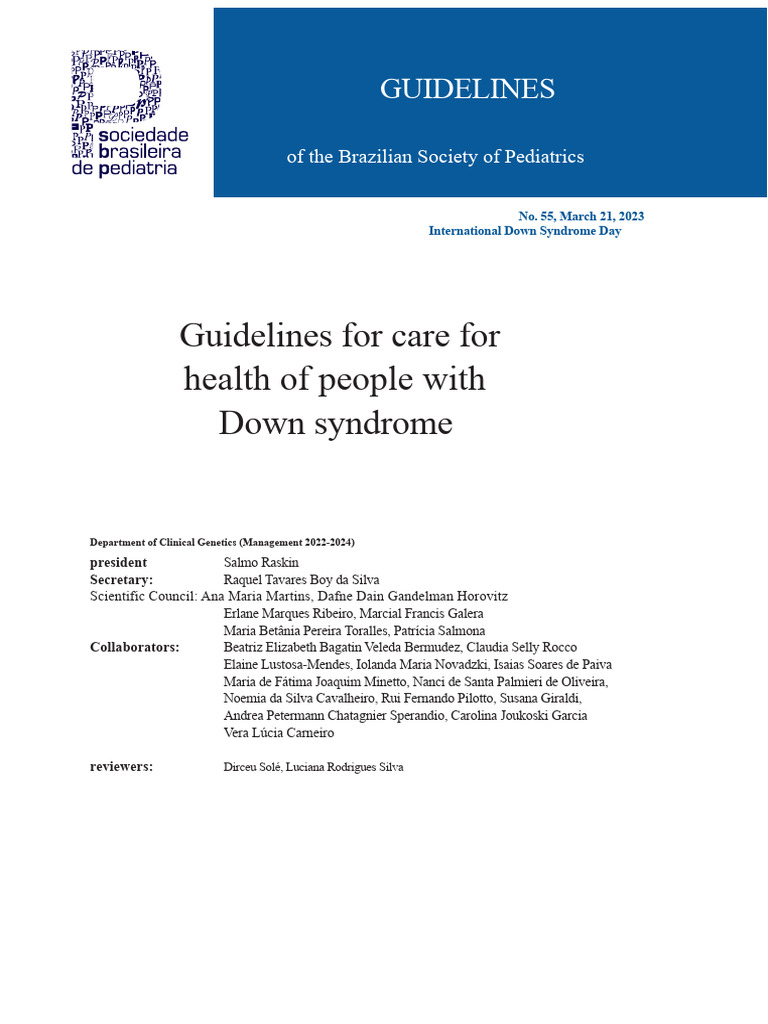 23981c-Guidelines For Health Care For People With Down-Syndrome-Current ...